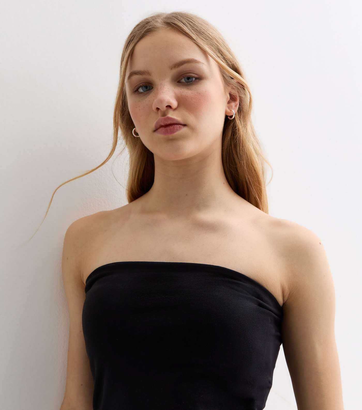 Girls Black Bandeau Top New Look