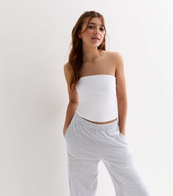 Girls White Bandeau Top | New Look
