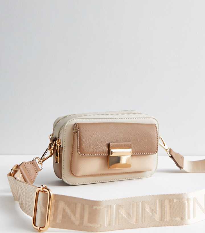 Off White Colour Block Cross Body Bag | New Look