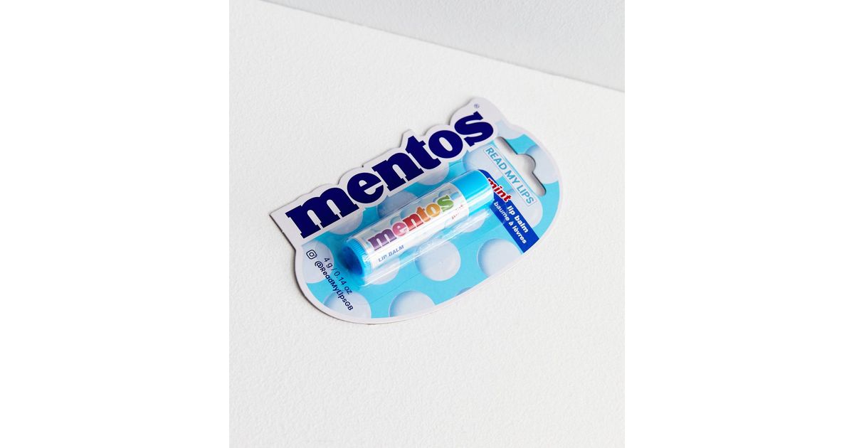 Mentos Blue Mint Lip Balm | New Look