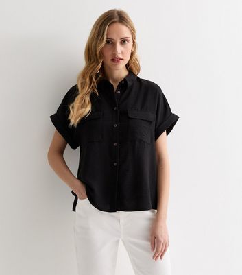 Black Short Sleeve Shirt | New Look