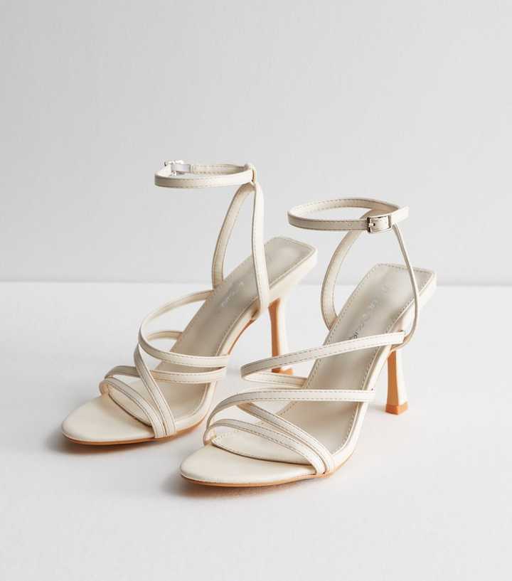 Public Desire Multi Strap Stiletto Sandals | New Look