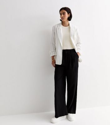 Off White Ribbed Knit Vest | New Look