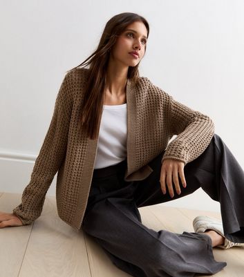 Mink Stitch Knit Cardigan | New Look