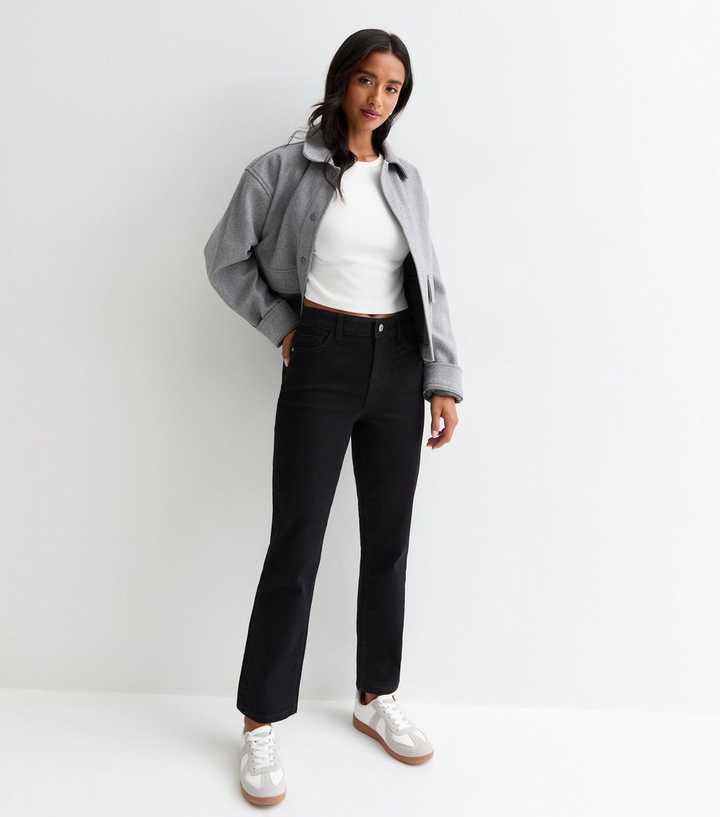 Petite Stay Black Full Length Slim Leg Taylor Jeans | New Look