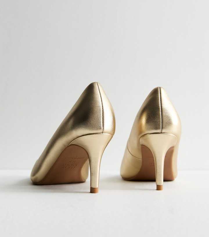 Gold High Heels Pumps Women's Shoes Gold, High Heel | John Lewis