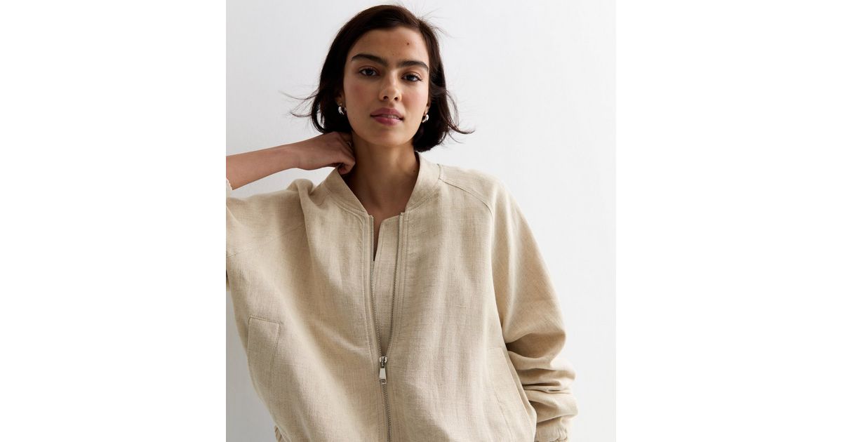 Stone Bomber Jacket | New Look