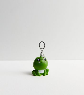 Green Frog Squishy Bag Charm | New Look