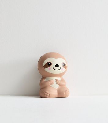 Brown Sloth Foam Stress Ball | New Look