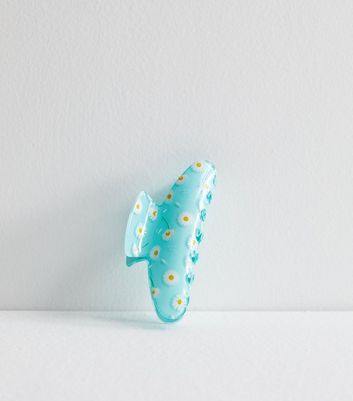 Blue Floral Hair Claw Clip | New Look