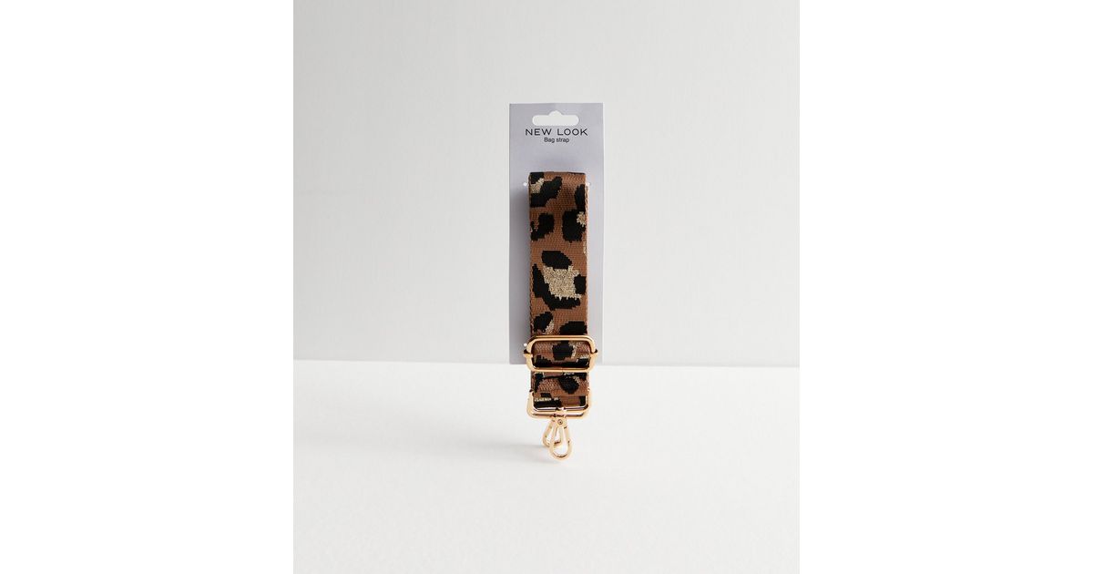 Brown Leopard Print Bag Strap | New Look