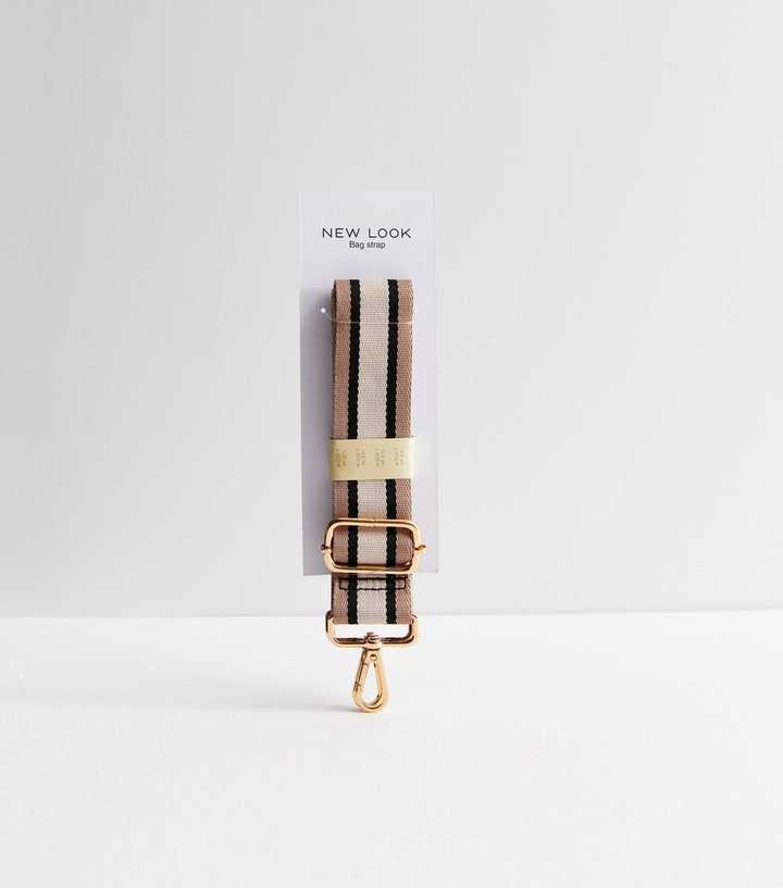 Brown Stripe Bag Strap | New Look