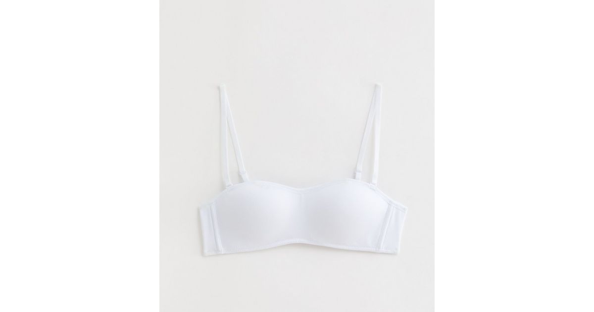 Girls White Multiway Bandeau Bra | New Look