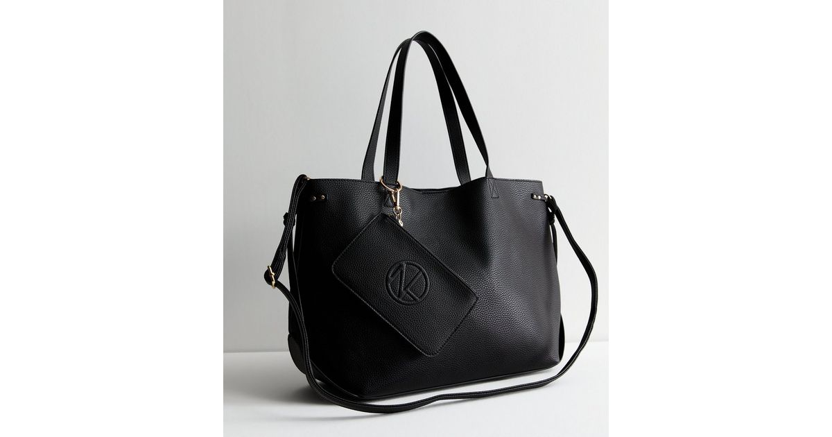 Black Tote Bag and Purse Set | New Look