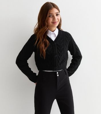 New look black school trousers store