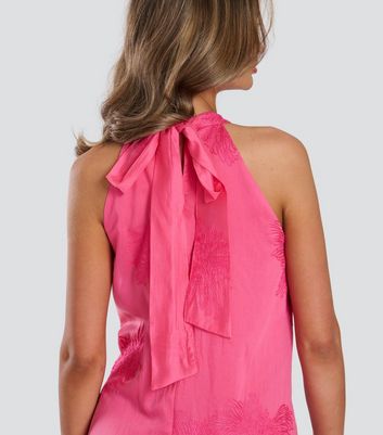 Finding Friday Pink Embroidered Tiered Maxi Dress | New Look