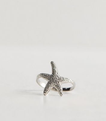 Silver Starfish Ring | New Look