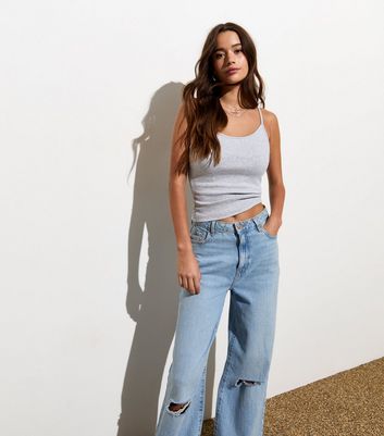 Light Grey 2 In 1 Vest | New Look