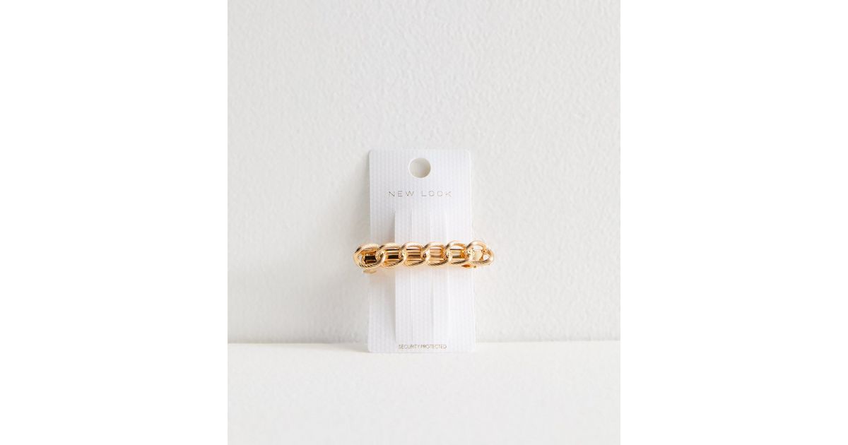 Gold Chain Link Hair Clip | New Look