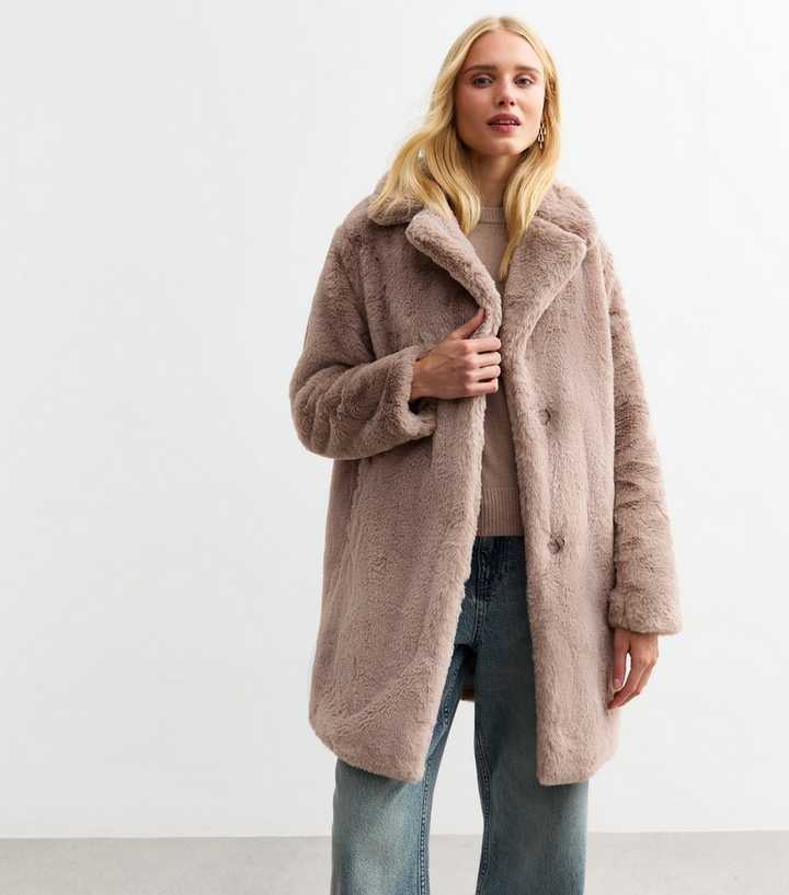 Mink Faux Fur Coat | New Look