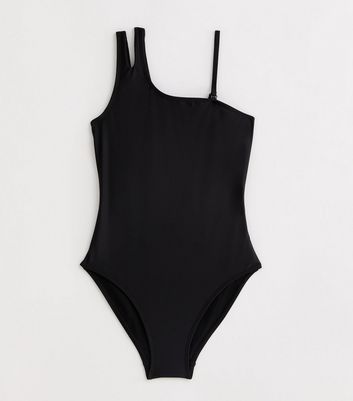 Girls Black Multi-strap Swimsuit | New Look