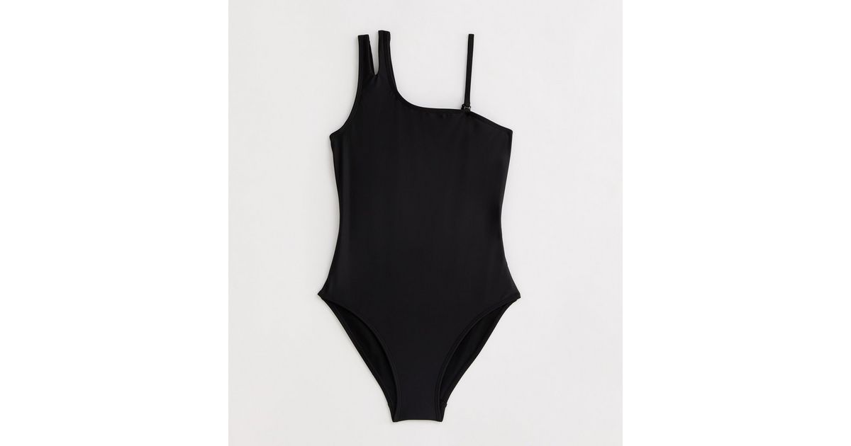 Girls Black Multi-strap Swimsuit | New Look