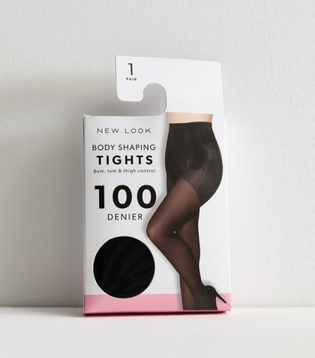 Black Premium 100 Denier Body Shaping Tights
