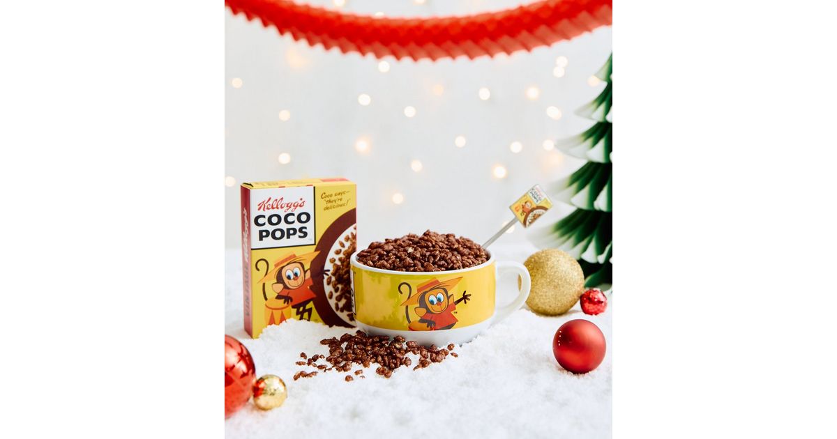 Yellow Coco Pops Mug And Cereal Box Set | New Look