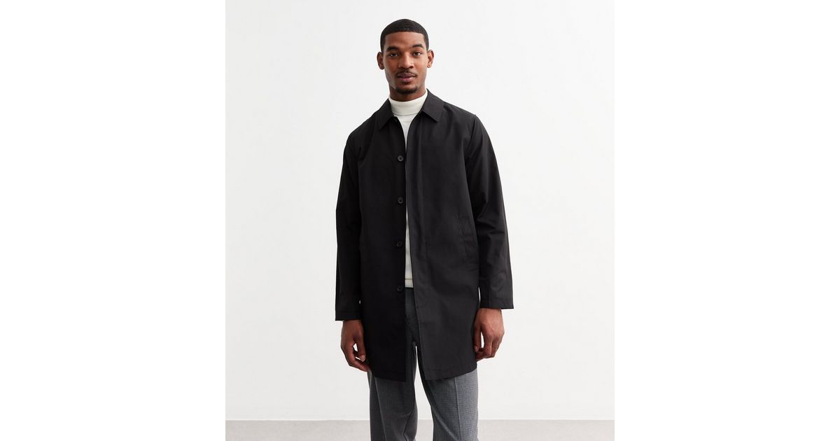 Black Regular Car Coat | New Look