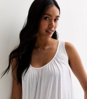 Gini London White Oversized Top | New Look