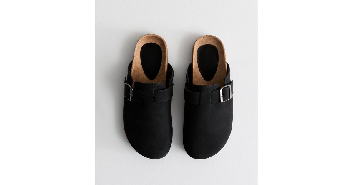 Truffle Black Mules | New Look