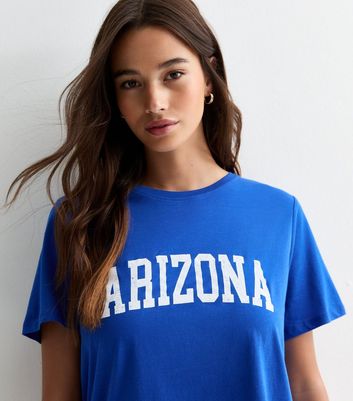 Blue Arizona Cotton T-Shirt | New Look