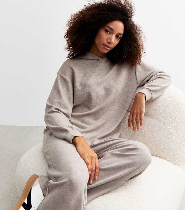 Ribbed Long Sleeve Hooded Top | New Look