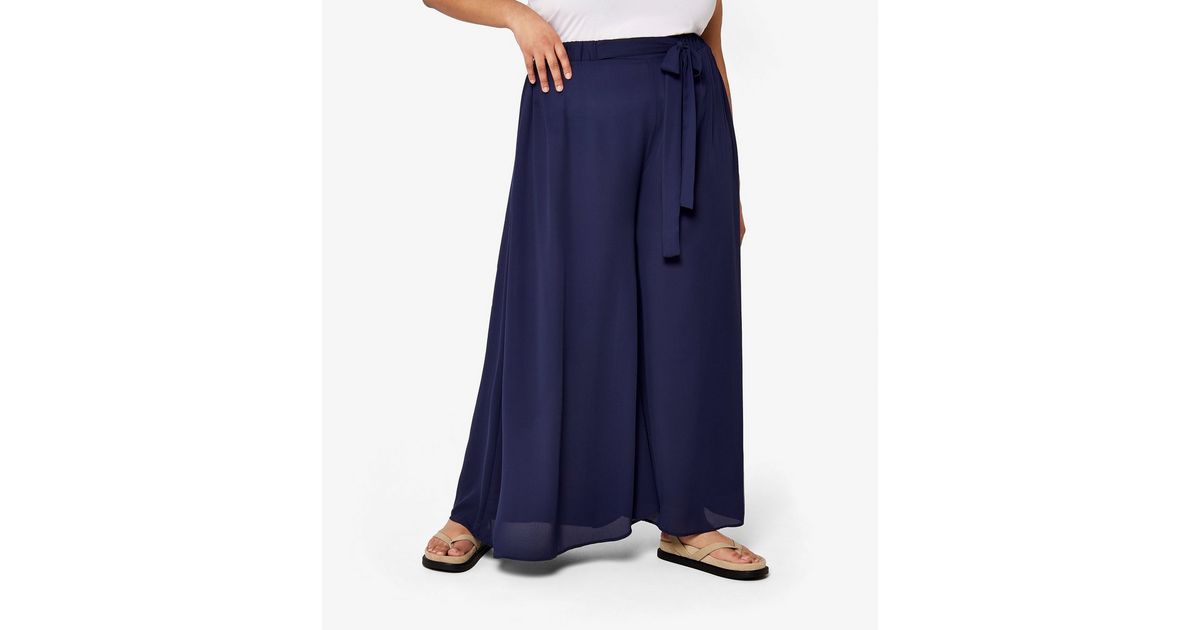 Apricot Curve Wide Leg Trousers | New Look