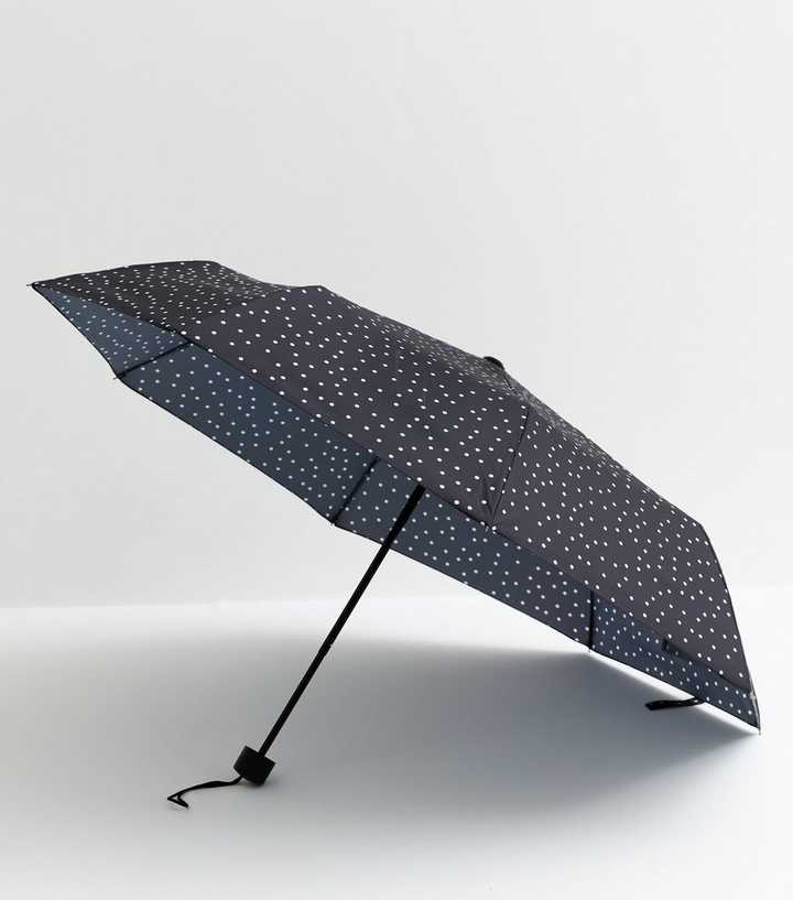 Polka Dot Print Umbrella | New Look