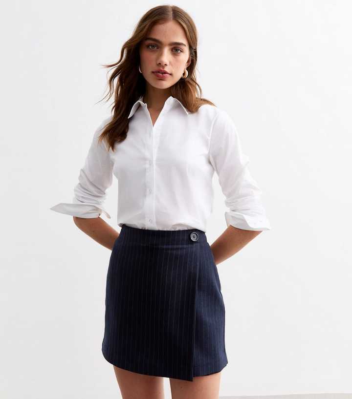 White Cotton Slim Fit Shirt | New Look