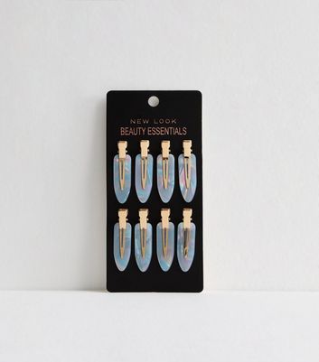 8 Pack of Gold Setting Clips | New Look