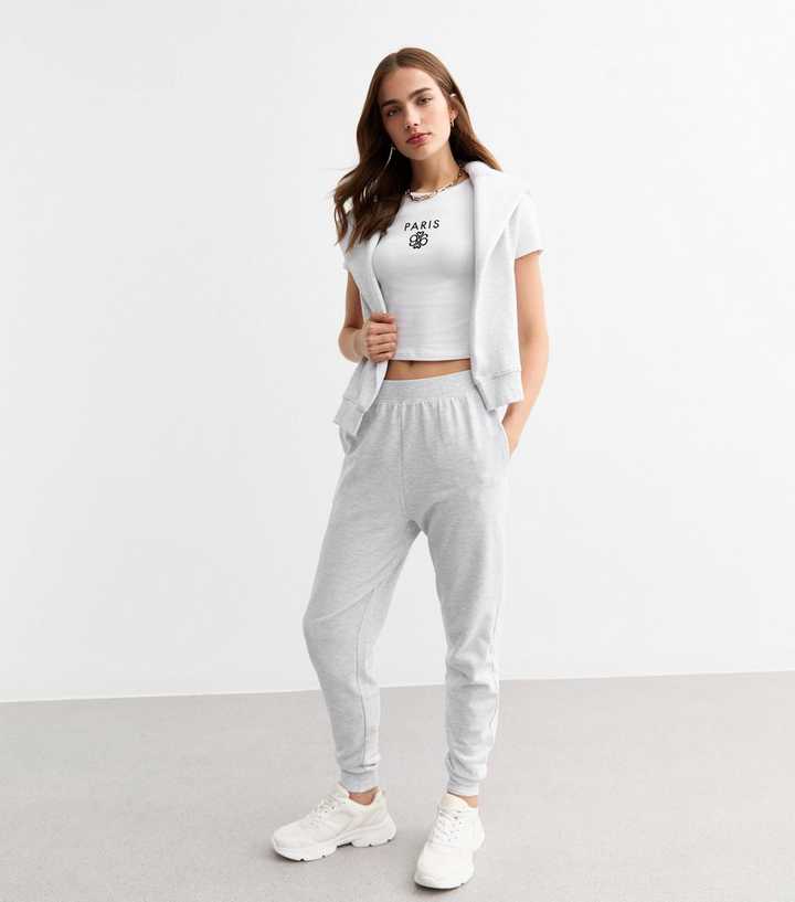 Grey Slim Leg Joggers | New Look