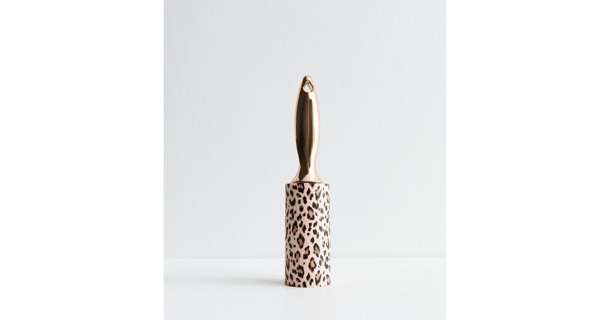 Brown Leopard-Print Lint Roller | New Look