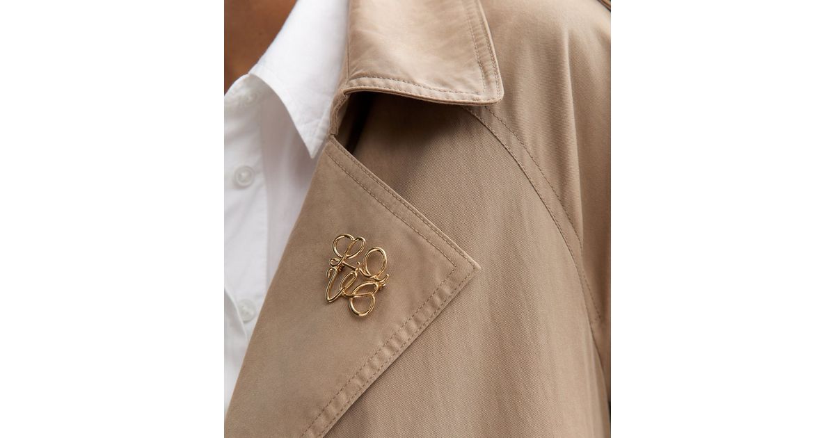 Gold Love Brooch | New Look