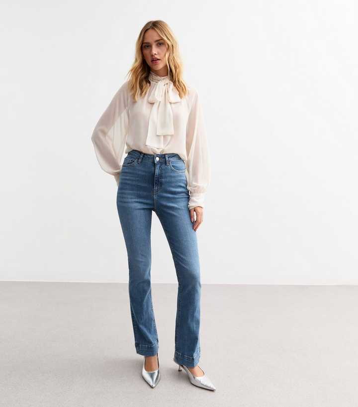 Blue Flared Jeans | New Look