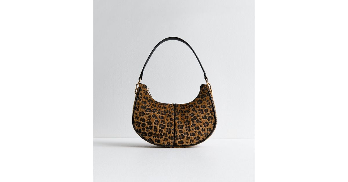 Brown Leopard Print Shoulder Bag | New Look