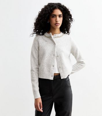 Embellished cardigan store