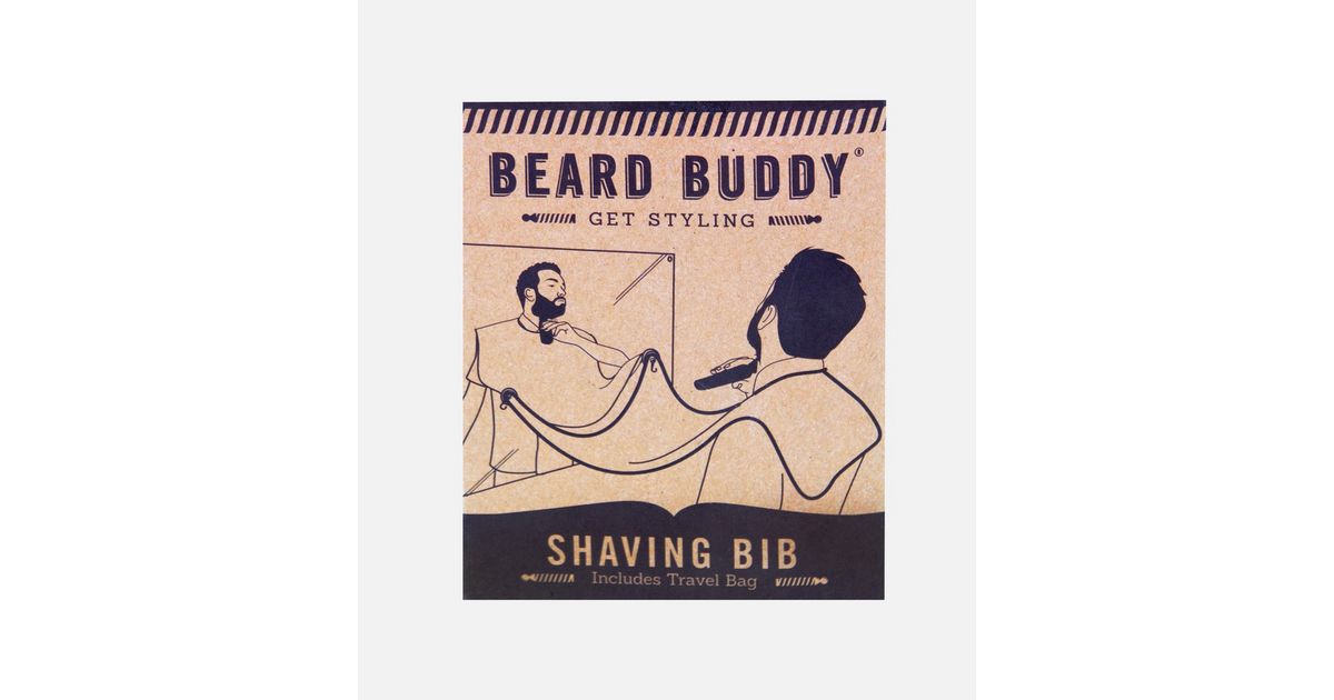 Fizz Creations Beard Buddy Styling Shaving Bib Set | New Look
