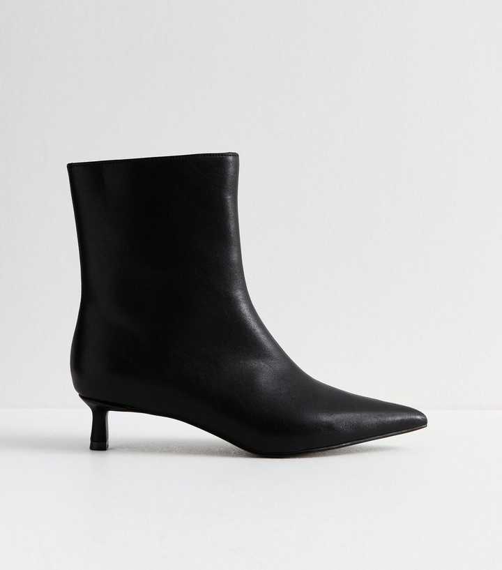 Kitten Heel Dress Boots Glamorous Kitten Heel Ankle Boots In Leopard