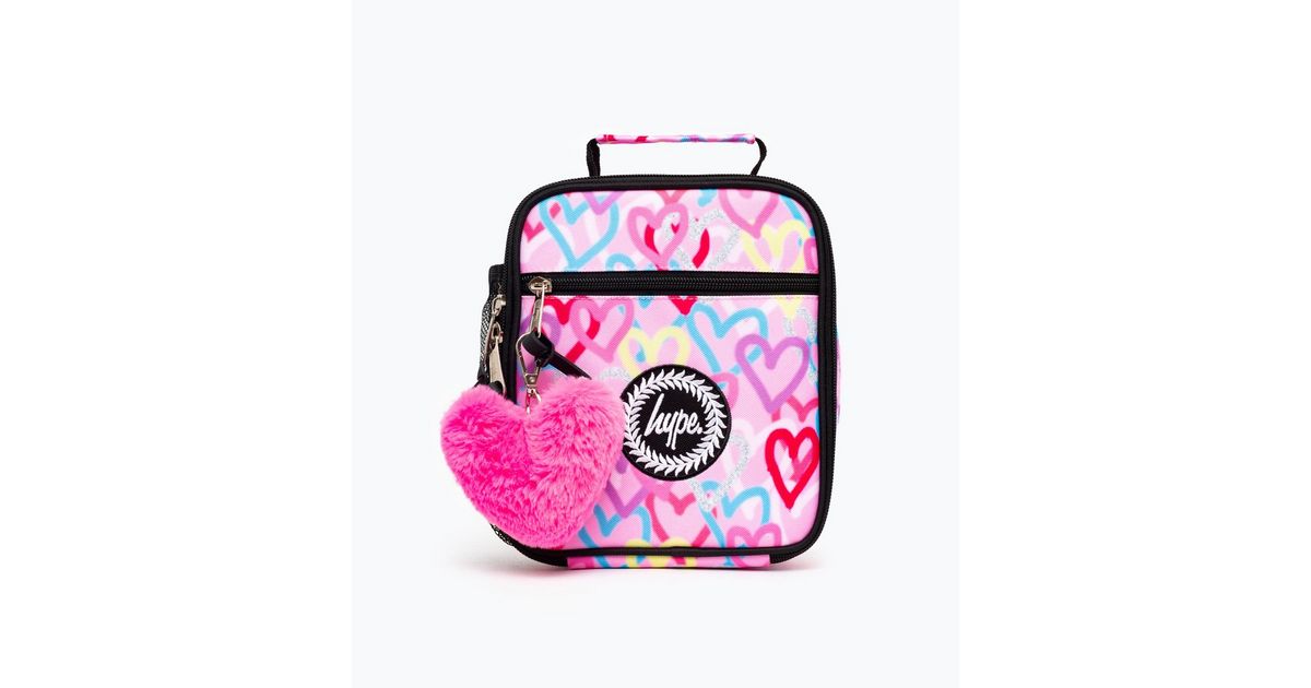HYPE Pink Graffiti Heart Lunch Box | New Look