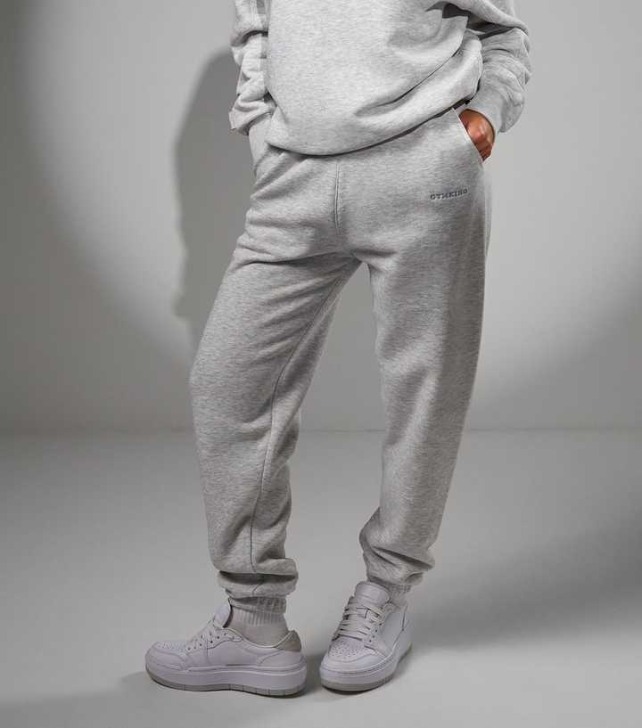 Gym King Pale Grey Relaxed Fit Joggers | New Look