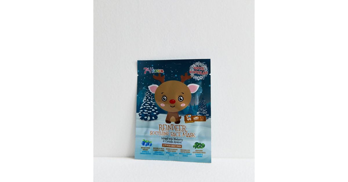 7th Heaven Christmas Reindeer Sheet Mask | New Look