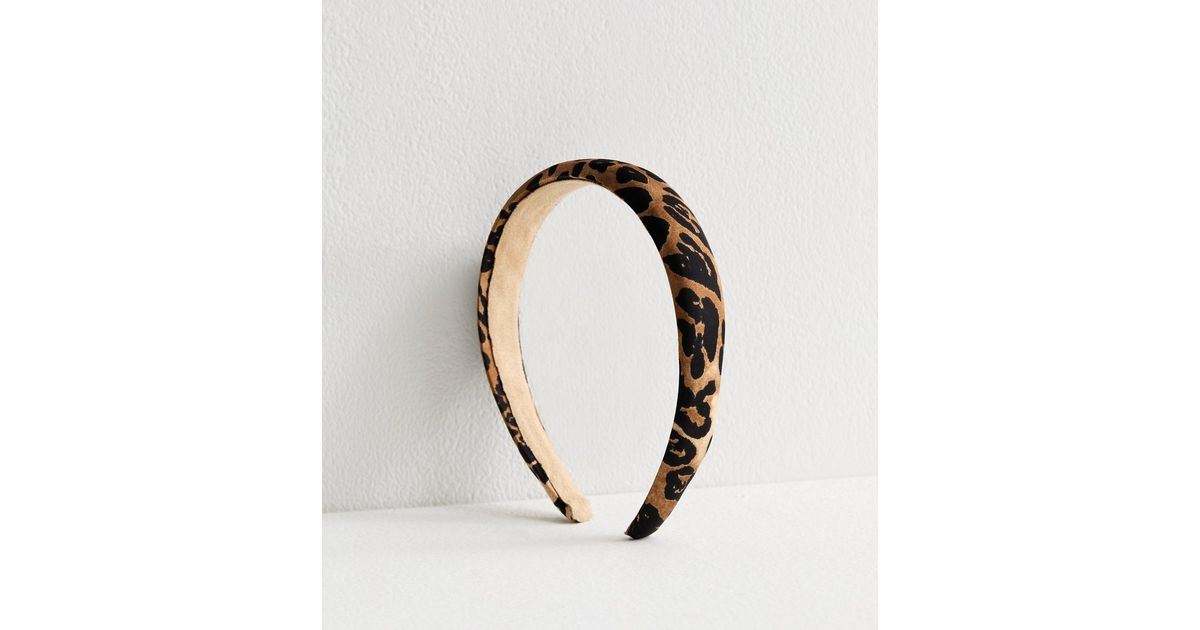 Brown Leopard Print Headband | New Look