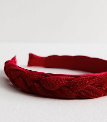 Girls red headband store